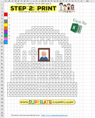 Pixel Day of the Dead 1 - Letters and Numbers