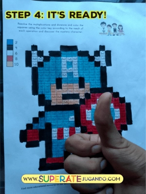 Pixel Super Heroes 1 - Avengers - Muliplications and Divisions